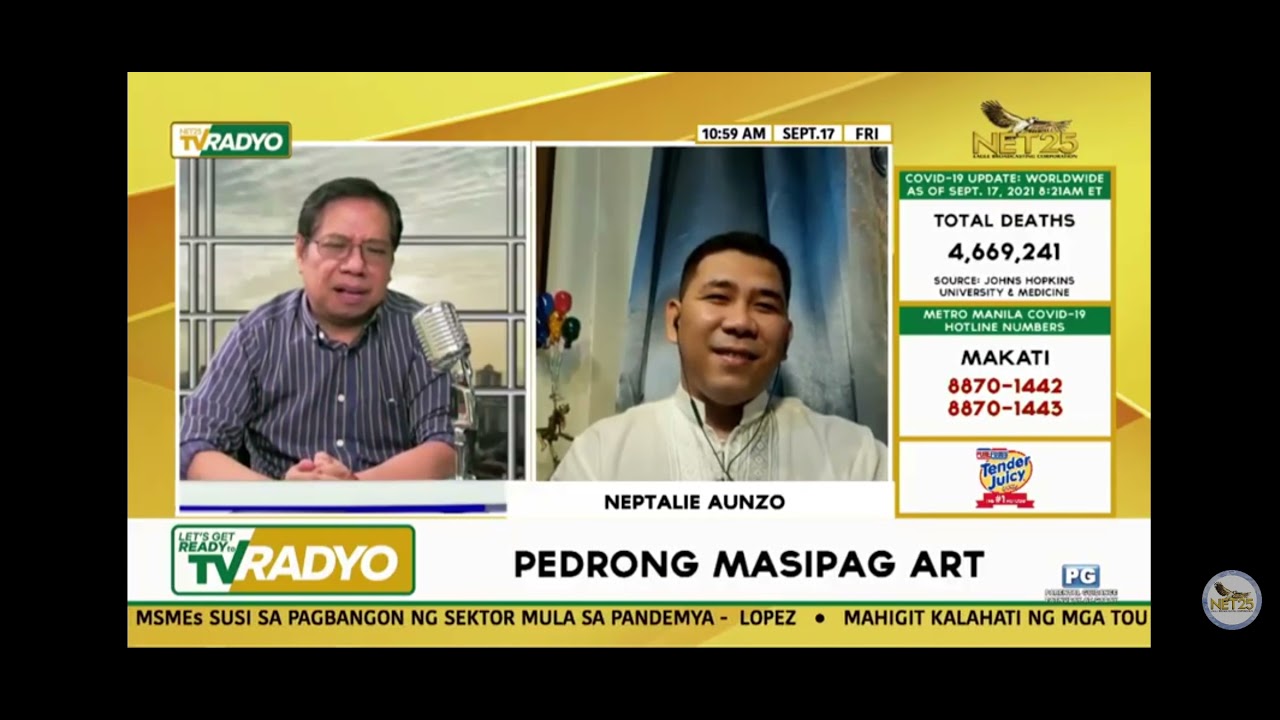 Let's get ready to TvRadyo Net25 - Pedrong Masipag Art with Nelson ...