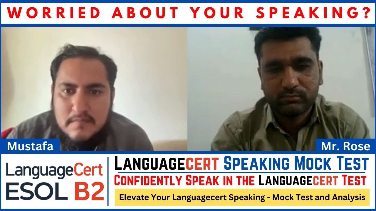 Languagecert ESOL B2 Speaking Module Mock Test | ESOL B2 Communicator ...