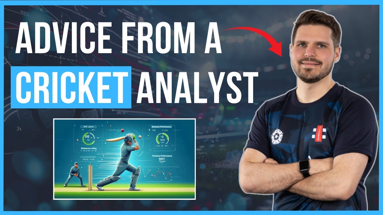 Advice from a cricket analyst - James Maby (Northamptonshire CCC) - YouTube