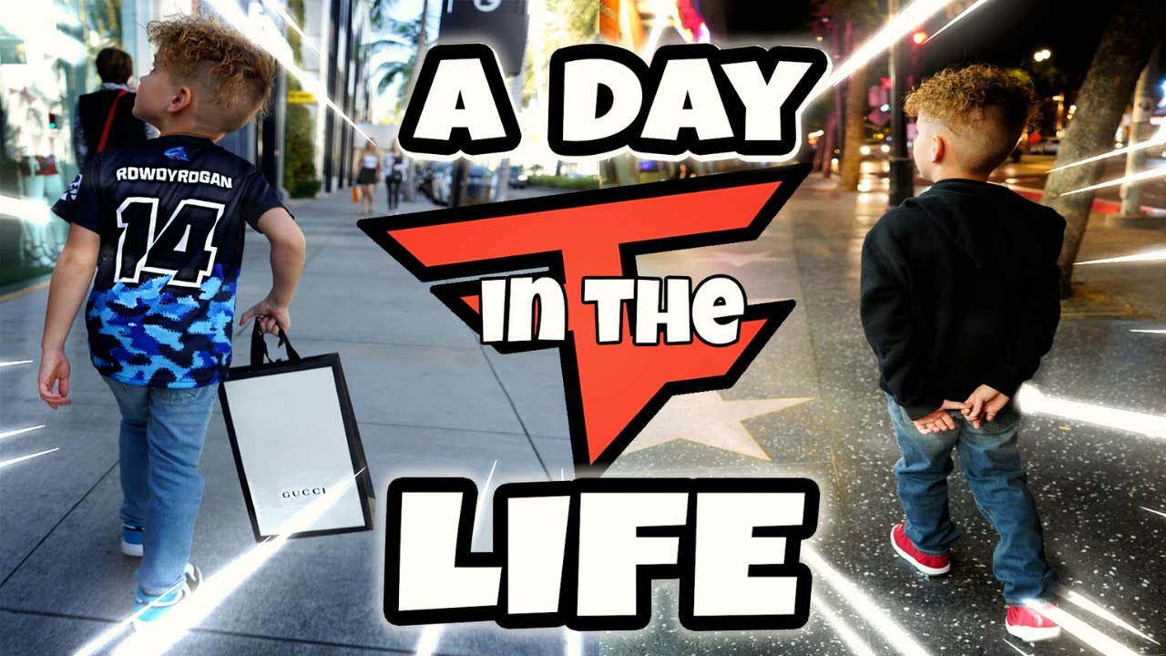 #FaZe5 TOP 100 "Day in the Life" of 6 Year Old Rowdy Rogan! - YouTube