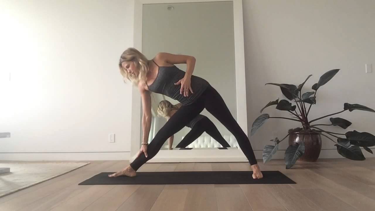 Yoga For Dummies || Trikonasana/Triangle Pose - YouTube