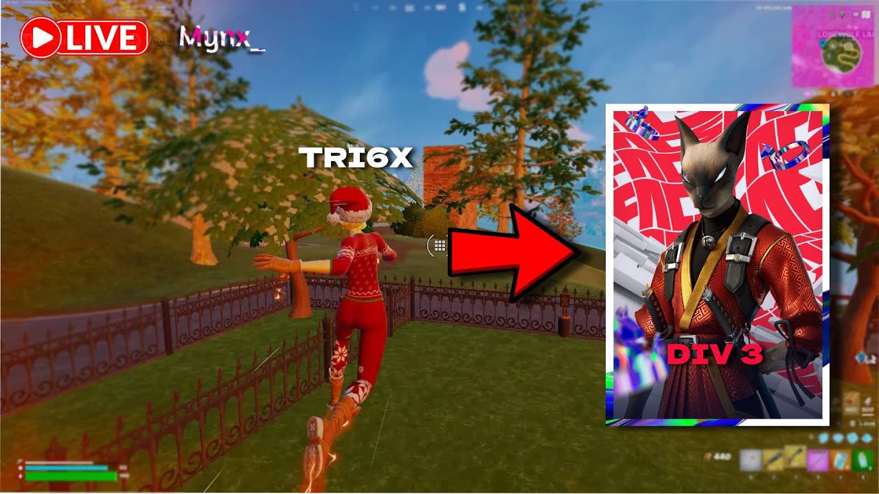 fortnite fncs div 3 - Tri6x pov - YouTube