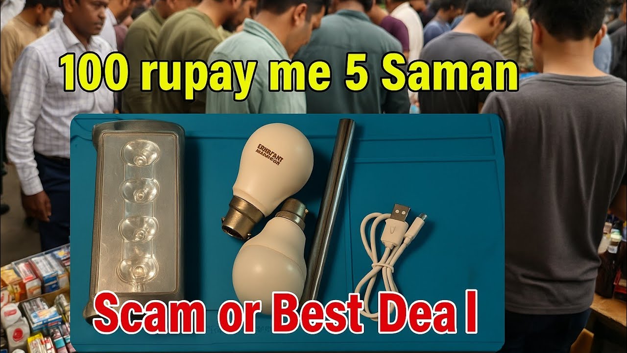 ₹100 में 5 Electronics Items! Unboxing & Review | Scam or Best Deal ...