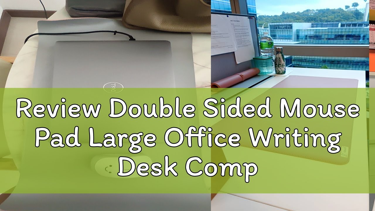 Review Double Sided Mouse Pad Large Office Writing Desk Computer ...