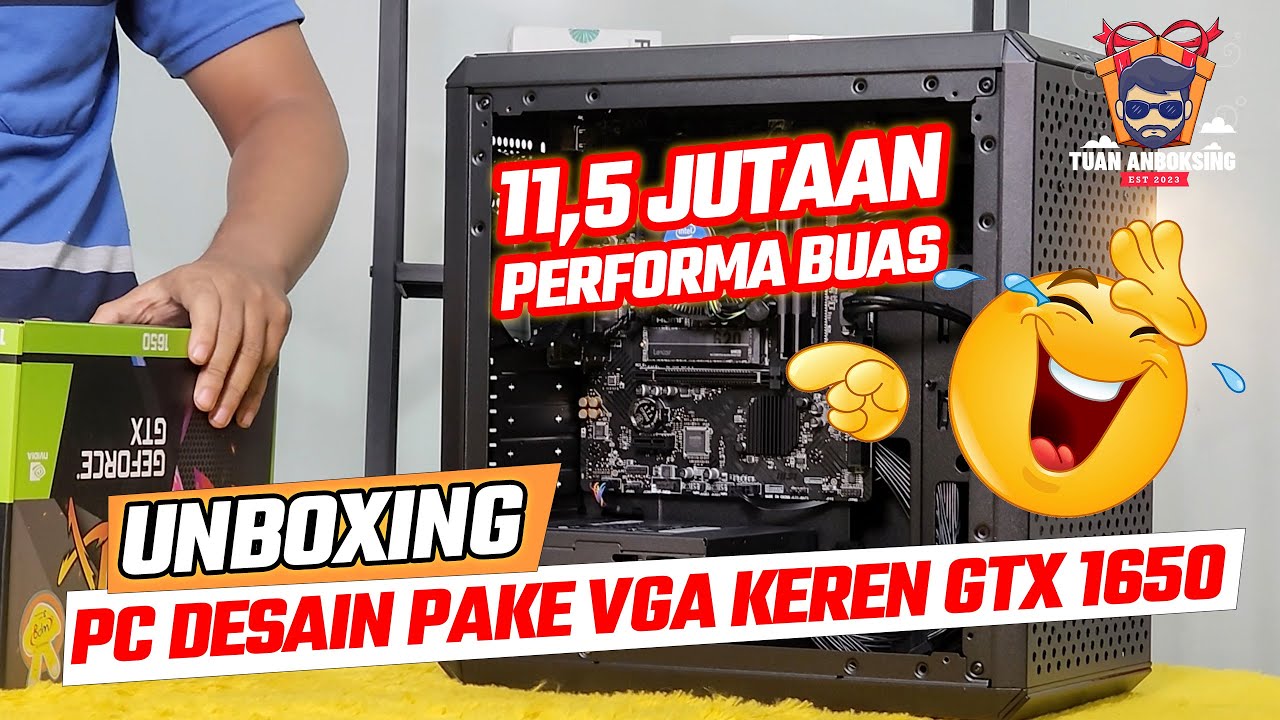UNBOXING PC KECE 11,5 JUTA PAKE GTX 1650! 🤣 - YouTube