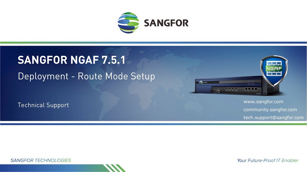 Sangfor NGAF QSV - Route Mode Setup (7.5.1) - YouTube