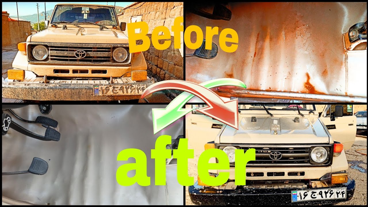 Washing a dirty Toyota car/Wash this car in our car wash - YouTube