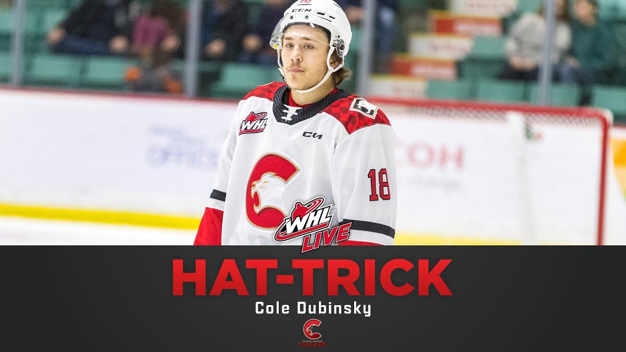 WHL Hat-Tricks - Cole Dubinsky - YouTube