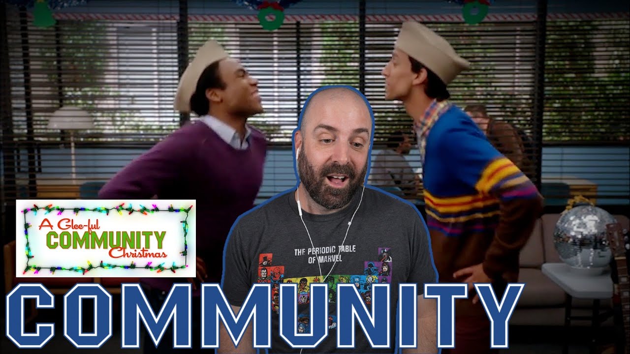 Community | A Glee-ful Community Christmas Reaction • Glee - YouTube