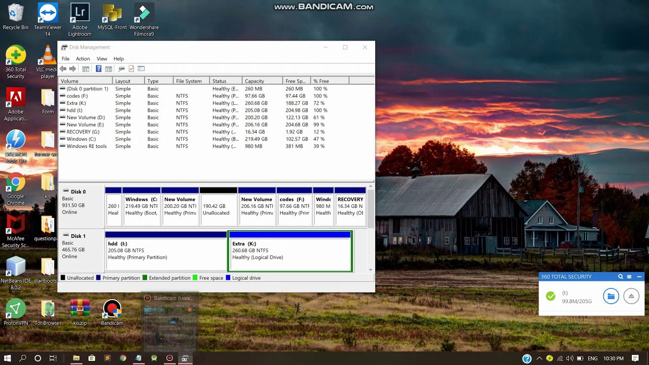 how to make disk partition - YouTube