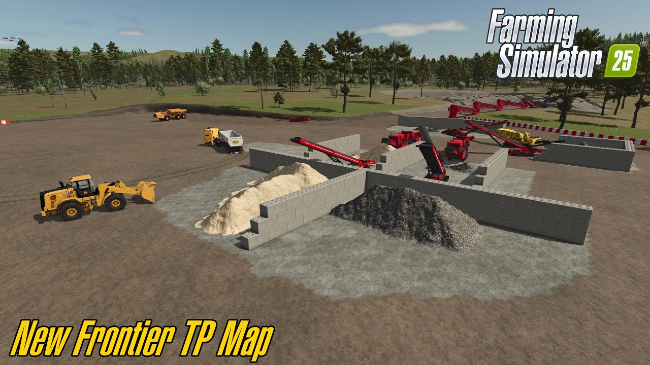 Farming Simulator 25 🚧 New Frontier TP Map 🚧 Episode 6 - Produce Gravel ...