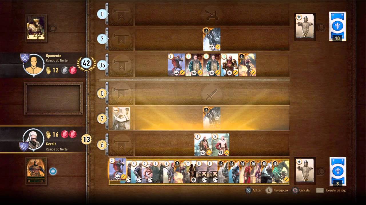 1° Etapa de torneio de Gwent em passiflora (the witcher hunt 3) - YouTube