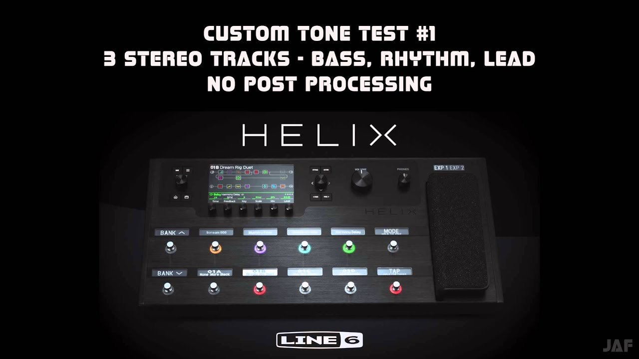 Custom Tone Test #1 - Line 6 Helix - YouTube