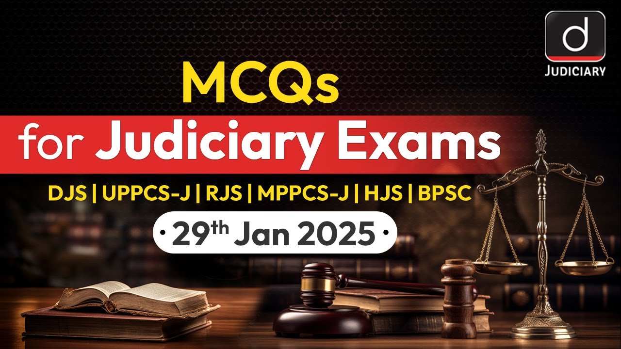 MCQs for Judiciary Exams | Transfer of Property Act | BNSS | Lease | Drishti Judiciary - YouTube