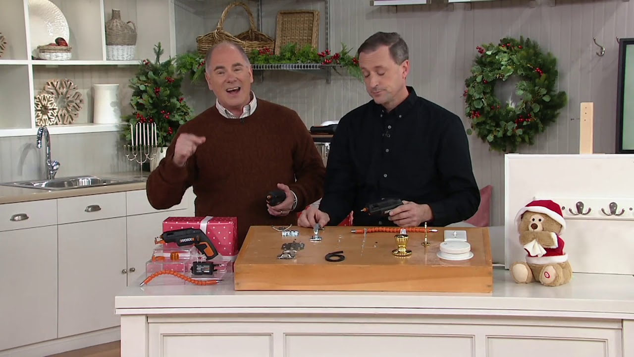 WORX 4V Lithium-Ion Screw Driver w/ Screw Holder & Flex Extender on QVC ...