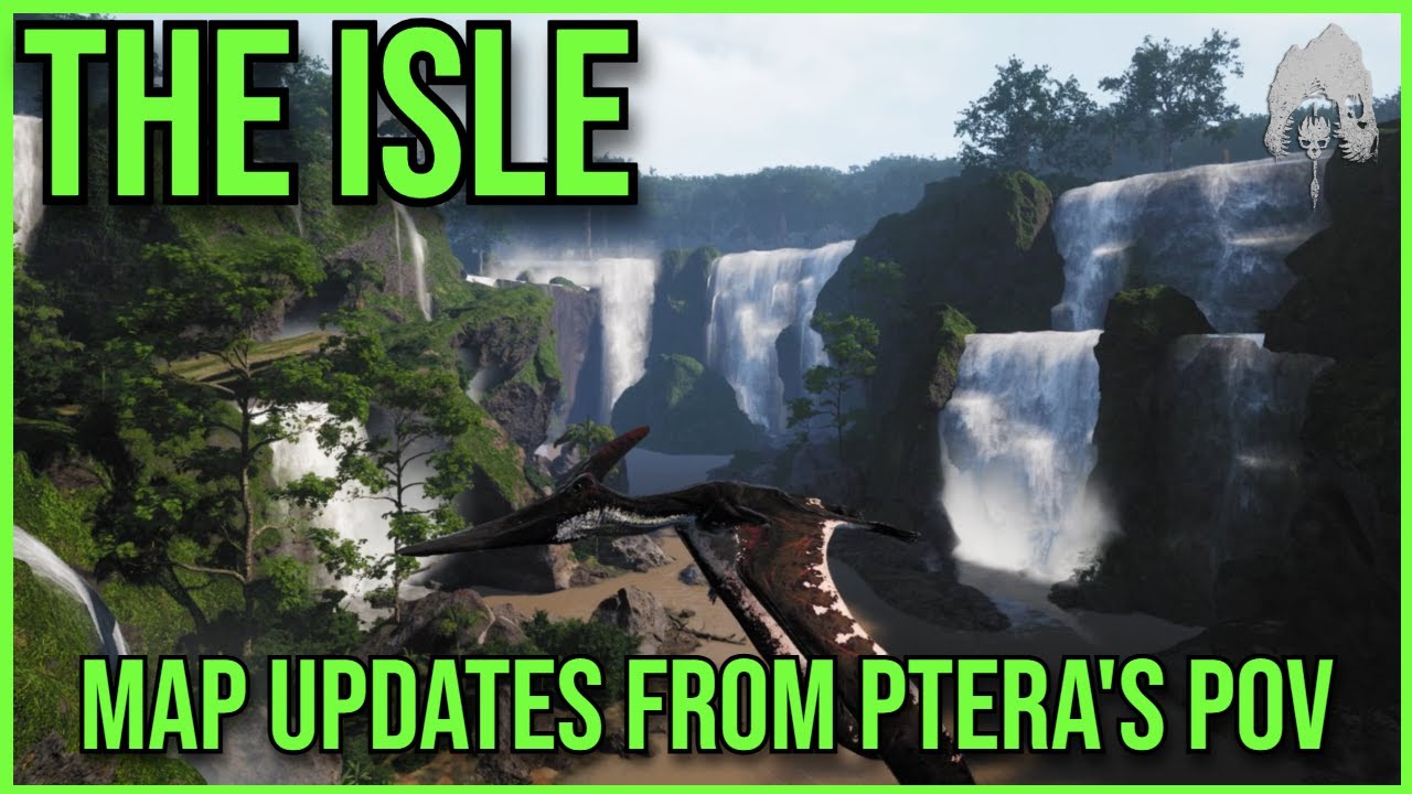 THE ISLE - NEW MAP CHANGES FROM PTERANODON'S PERSPECTIVE!!! | #theisle ...