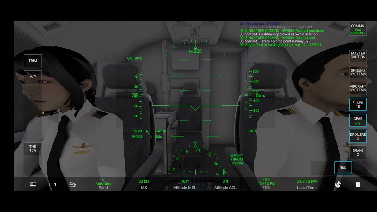 RFS-Real Flight Simulator Boeing 787-10 Singapore Airlines Changi to ...