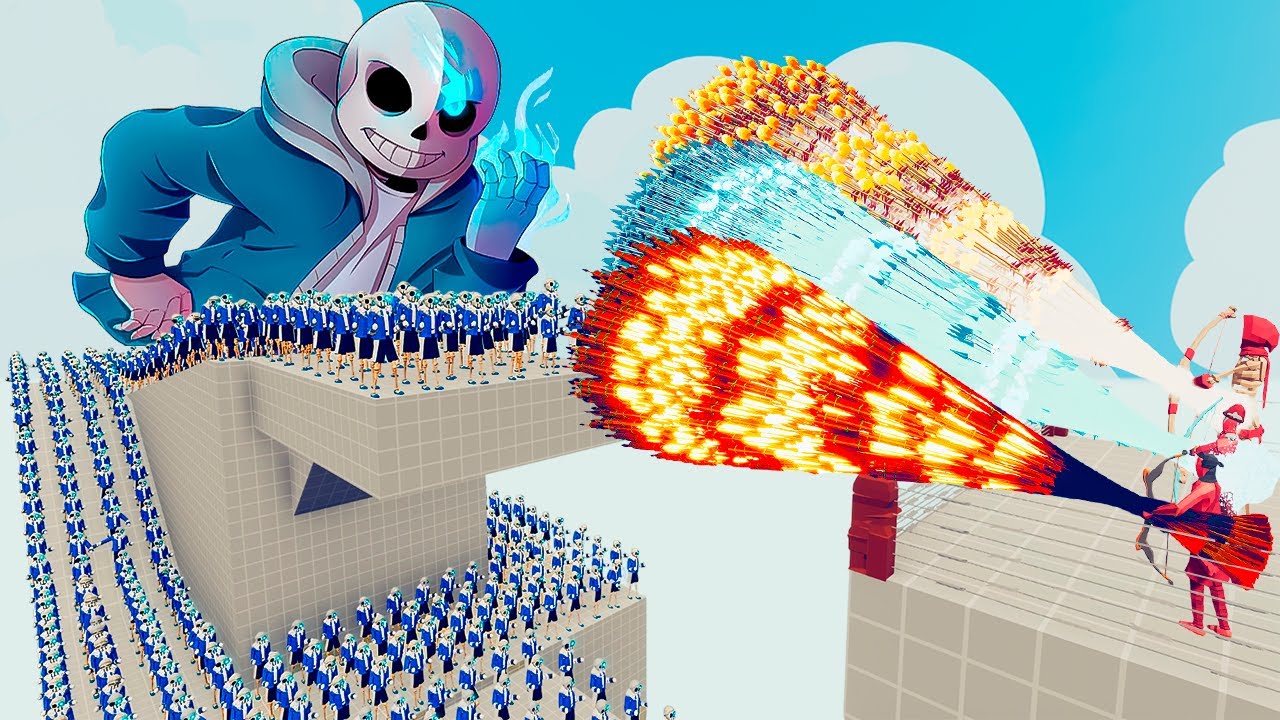 100x SANS + 2x GIANT vs 3x EVERY GOD - Totally Accurate Battle ...