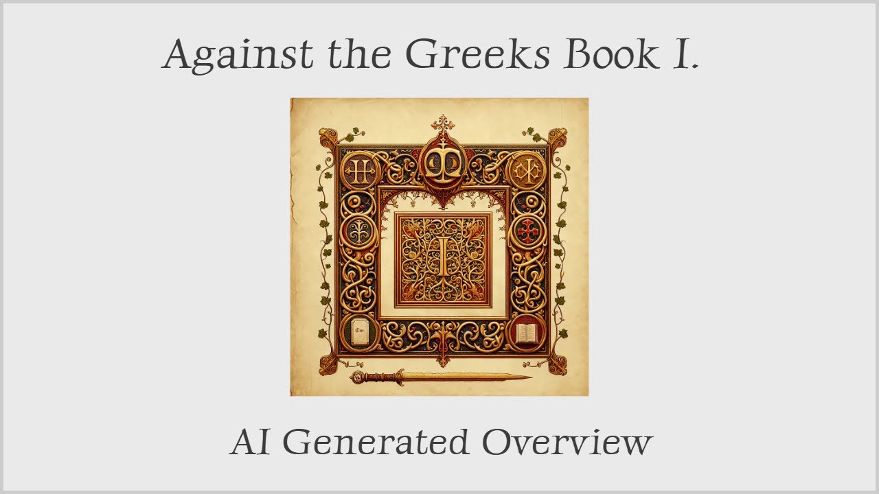Overview: Against the Objections of the Greeks by Ratramnus (AI Summary ...