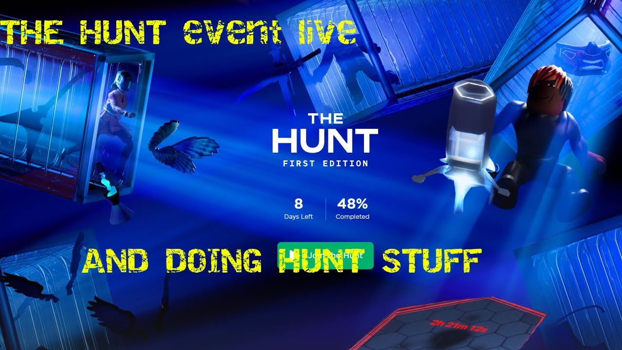 Roblox hunt event live - YouTube