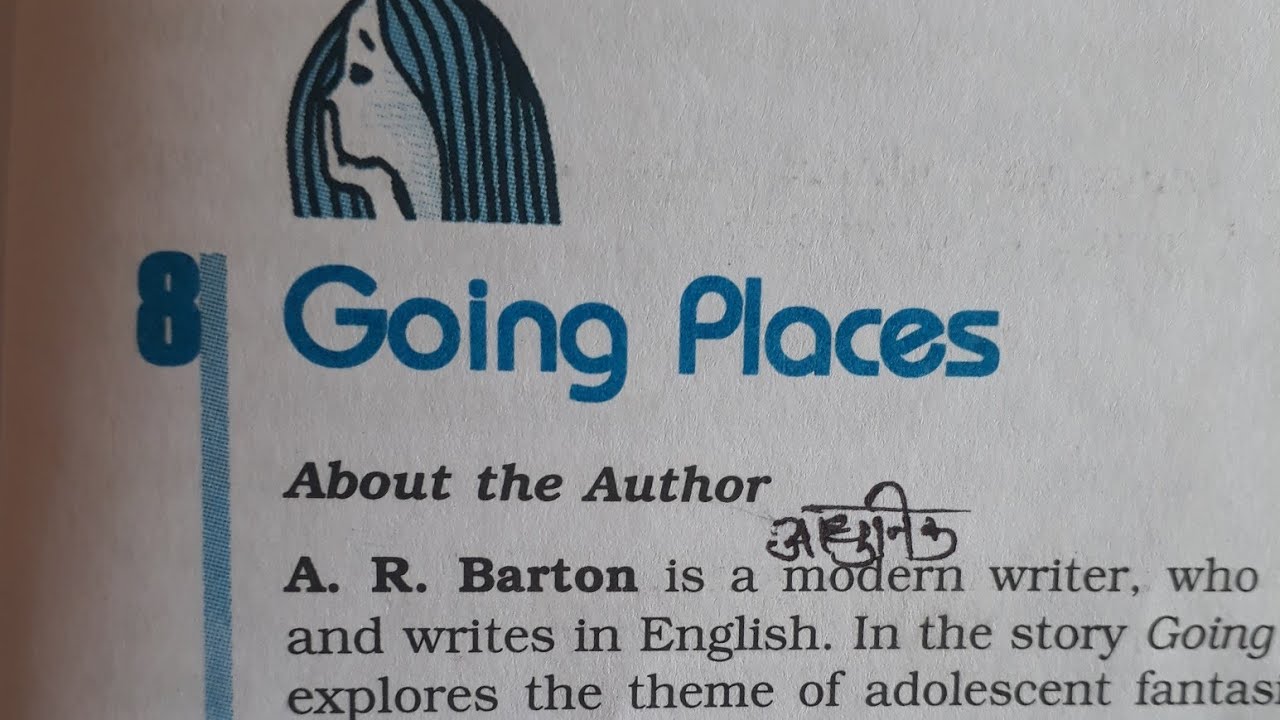 RBSE/NCERT English Live Class 12th Lesson (8) Going Places (Part-4) A.R ...