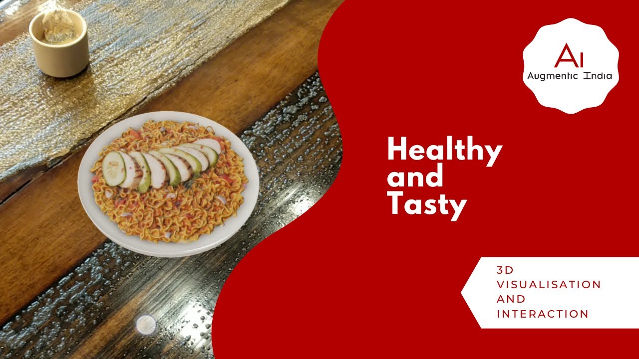 Try this tasty food in AR(Augmented Reality) | Augmentic India - YouTube