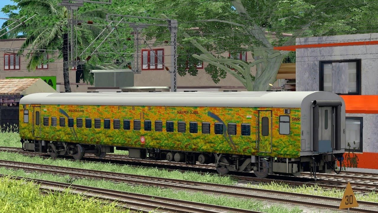 Twin Alcos Shunting Duronto LHB Sleeper class and 3 AC coaches - YouTube