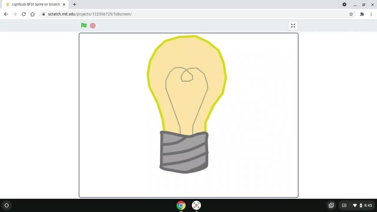 Lightbulb BFDI Sprite - YouTube