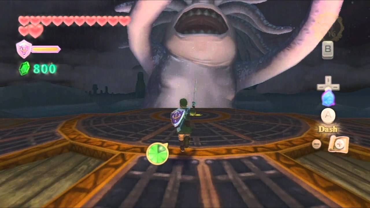 The Legend of Zelda: Skyward Sword - Sandship Boss: Tentalus - YouTube