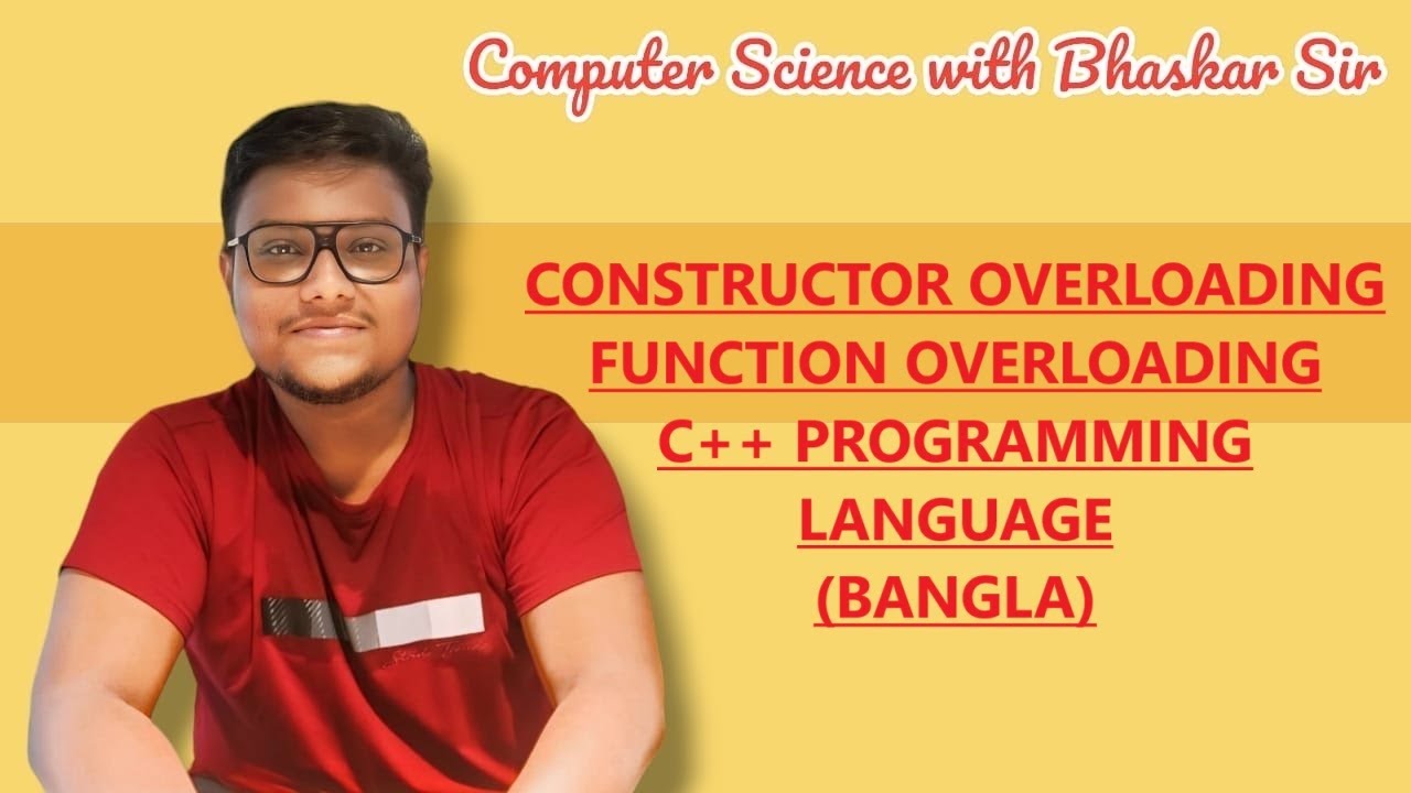 Constructor Overloading Function Overloading C Programming 6442