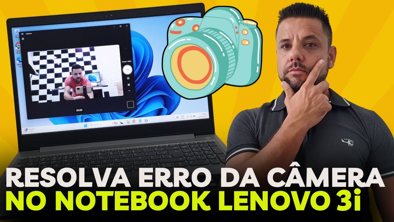 Como RESOLVER o Erro Da CÂMERA DO NOTEBOOK LENOVO 3i Não Estar ...