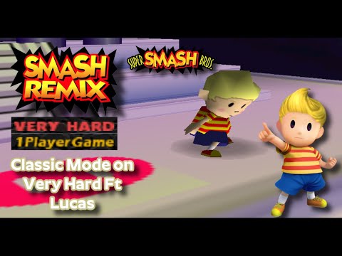 Smash Remix - Classic Mode Playthrough Gameplay Featuring Lucas (VERY ...