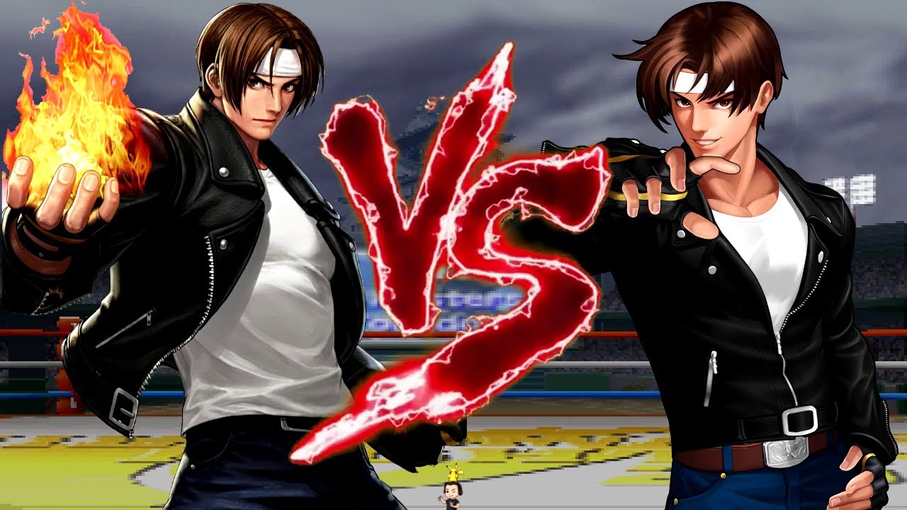 KOF Mugen - Kyo Kusanagi (XV) vs. Kyo Kusanagi (EVO) - YouTube