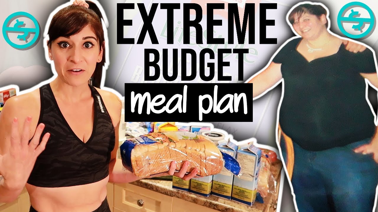 My EXTREME BUDGET MEAL PLAN for Weight Loss (exactly what I ate to lose ...
