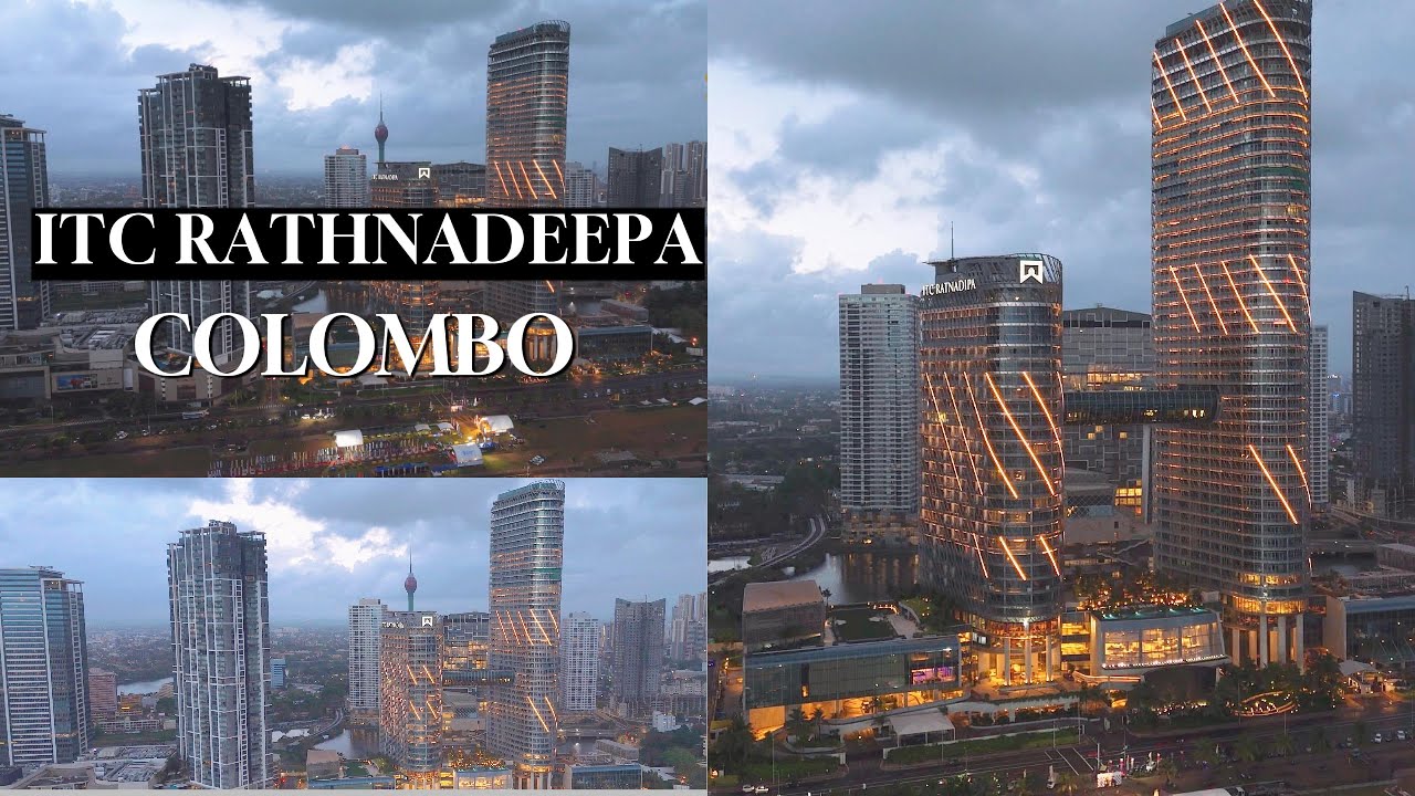 Stunning Drone Footage of Colombo ITC Rathnadeepa Building | Aerial ...