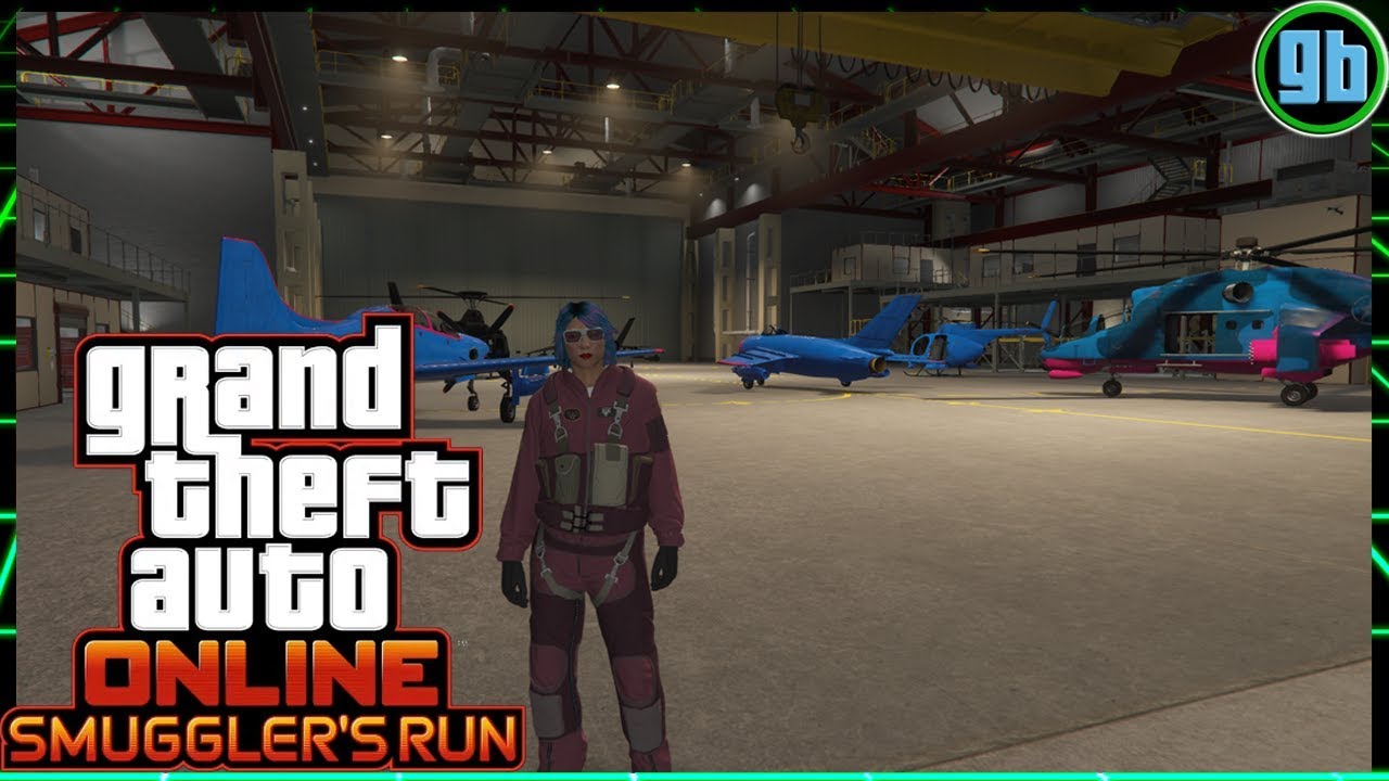 GTA Online: Smuggler's Run | Hangar and Aircraft - YouTube