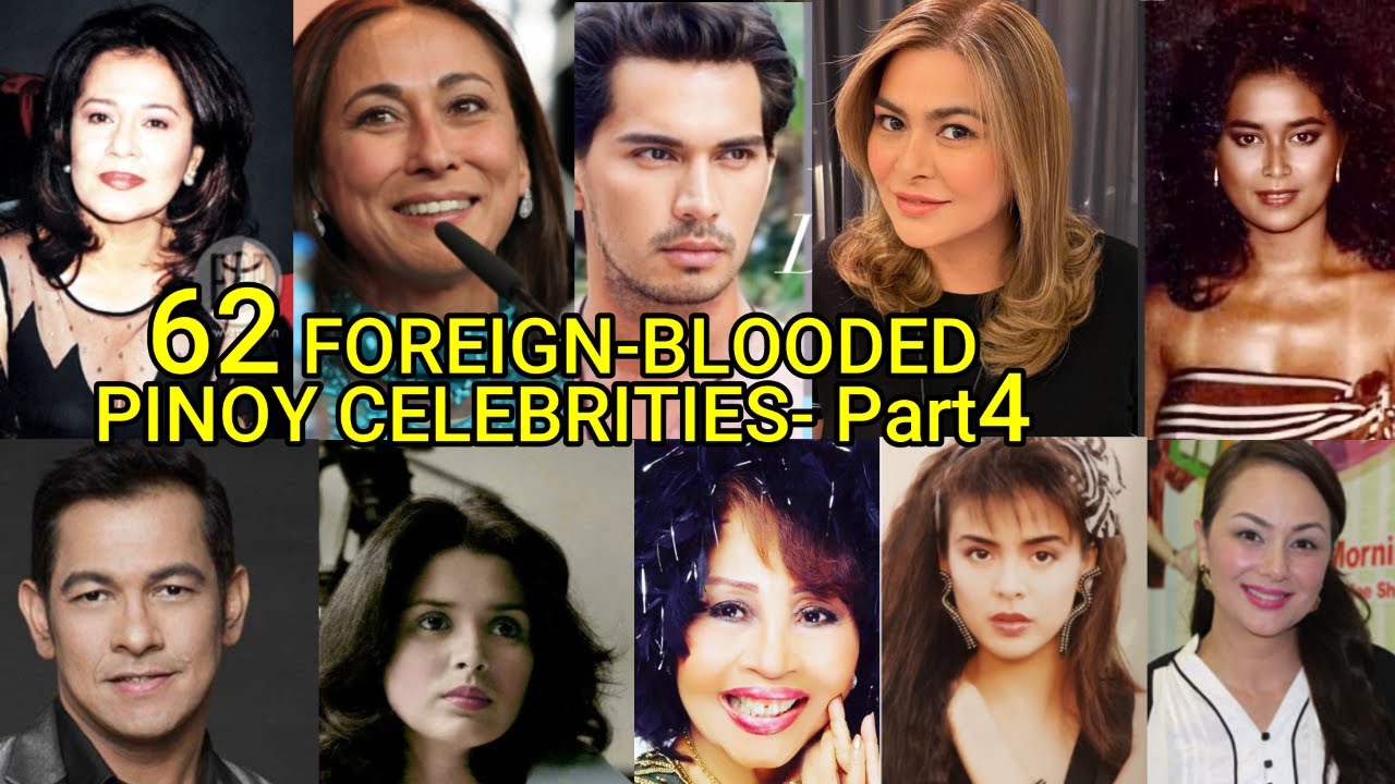 64 PINOY CELEB WITH FOREIGN BLOOD PART 4 - YouTube