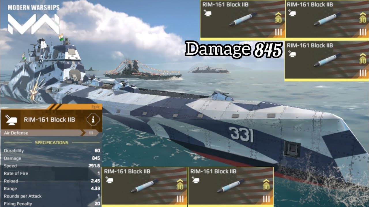 MODERN WARSHIPS /rim-16q Block IIB / full fight 2 vs 2 #modernwarships ...