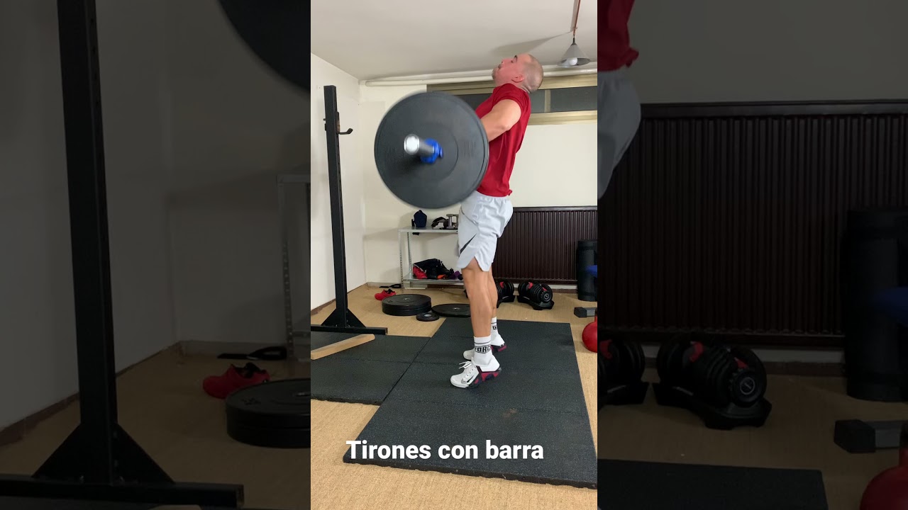 Tirones con barra - YouTube