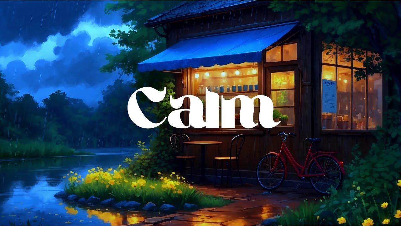 Calm Beats by the Pond ☔ Relaxing Lofi Hip Hop ~ Peaceful Beats for ...