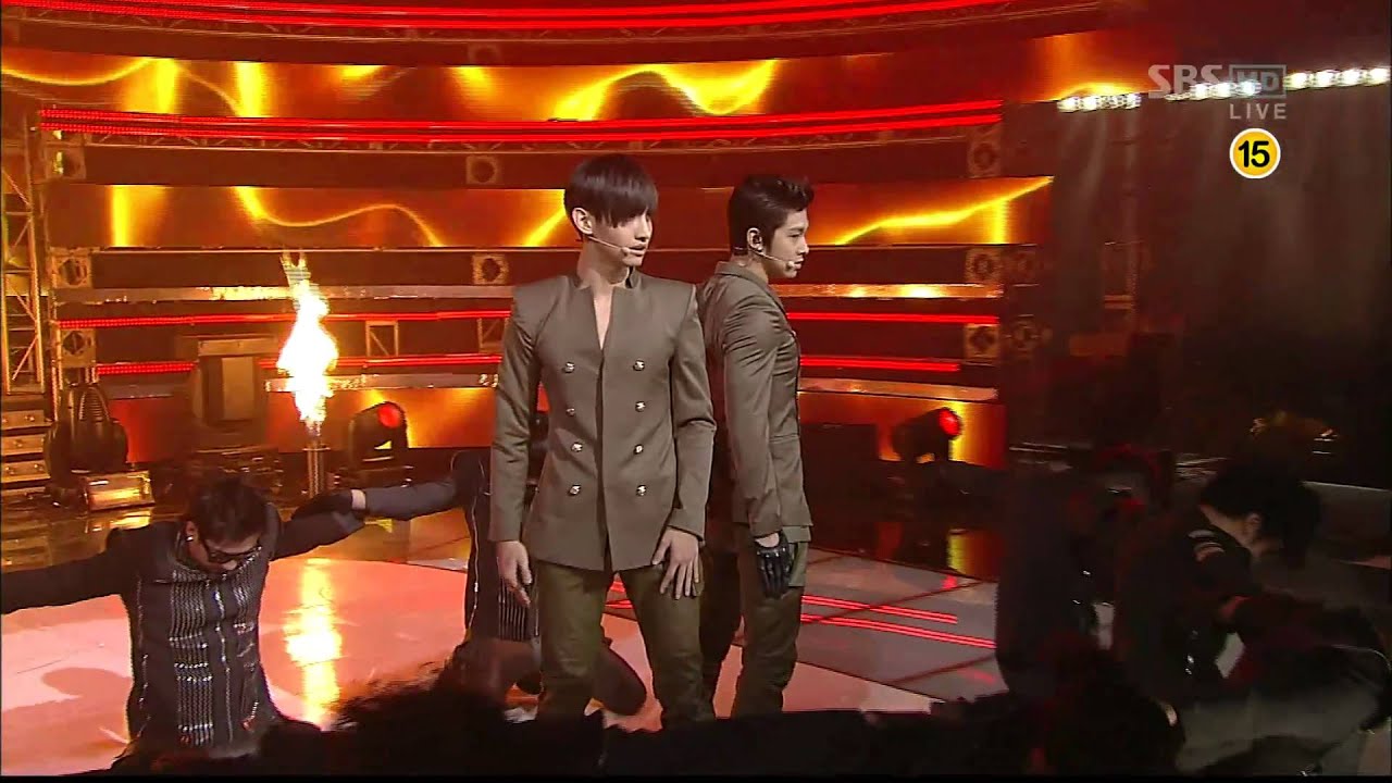 [LIVE] 110206 TVXQ WHY(KYHD) Remix@Popular Song - YouTube