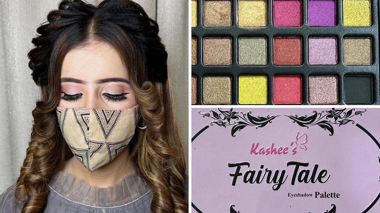 Eye makeup tutorial for beginners |simple makeup for engagement at home|haldi makeup tutorial ...