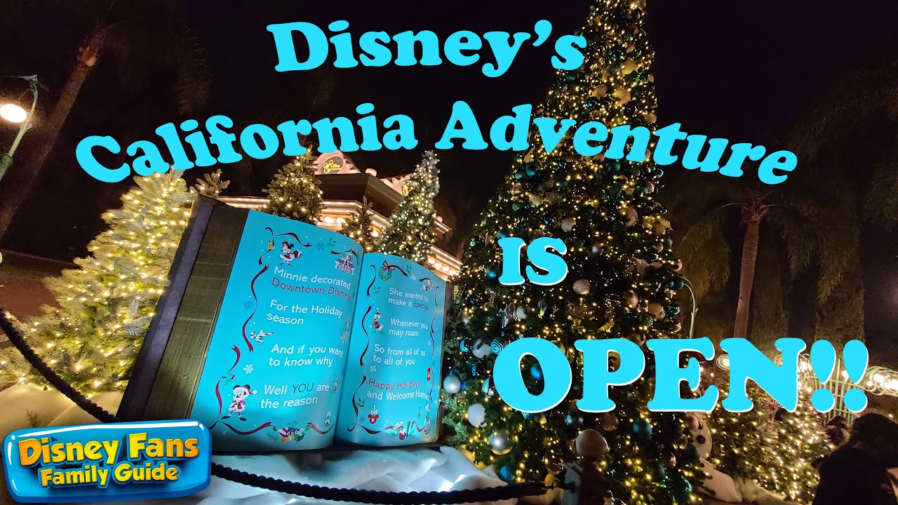 Disney's California Adventure OPEN!! - YouTube