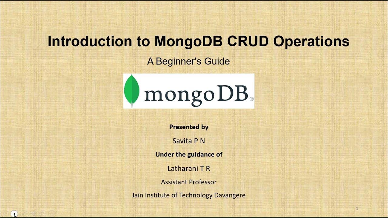 DBMS Lab Experiment 7 of 22 scheme-MongoDB (CRUD Operations) - YouTube