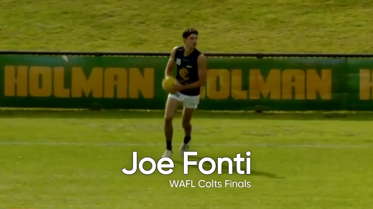 Joe Fonti - WAFL Colts Finals Week 2 - YouTube