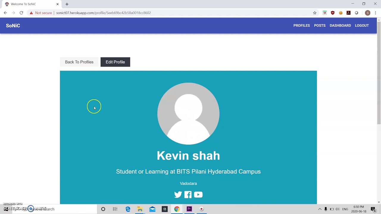 SoNIC Web-Application Demo - YouTube