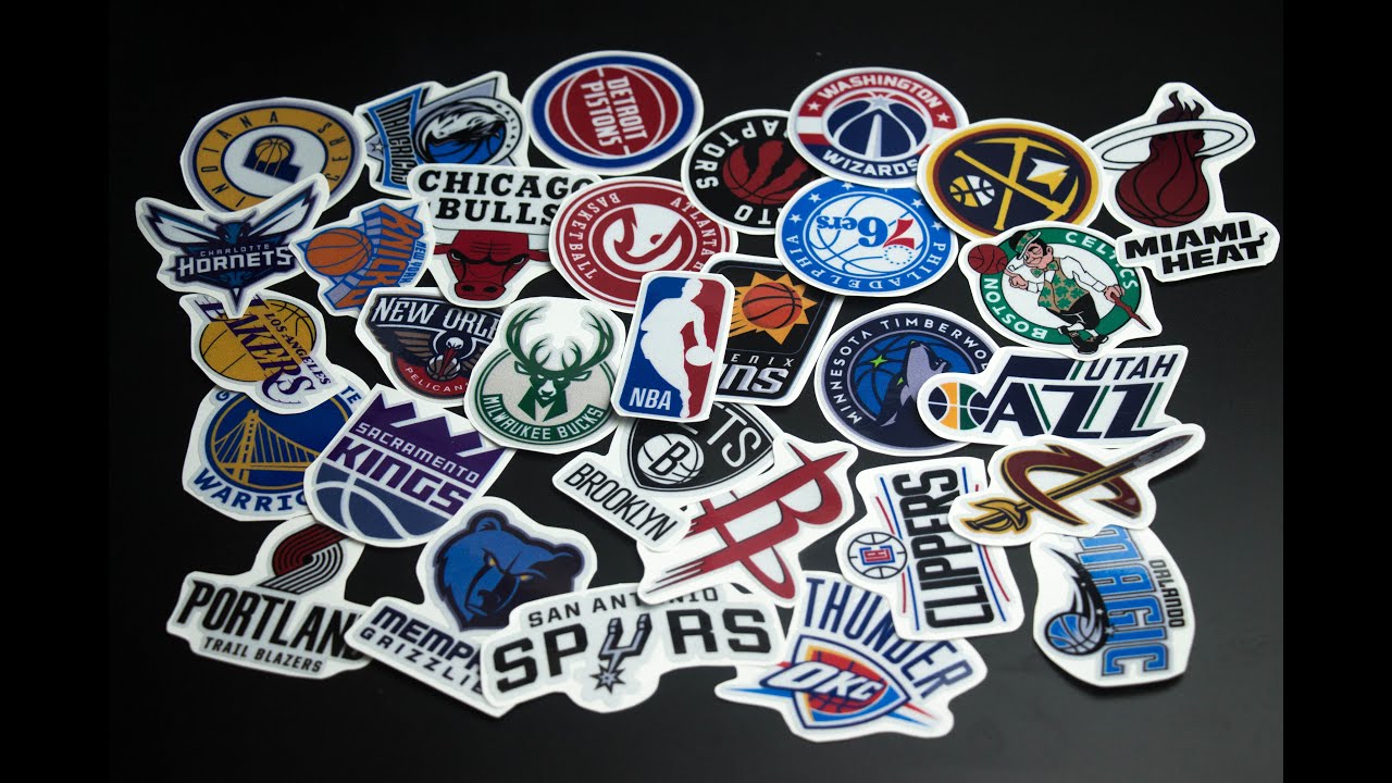 NBA TEAM LOGO stickers | 3m Reflectorized - YouTube