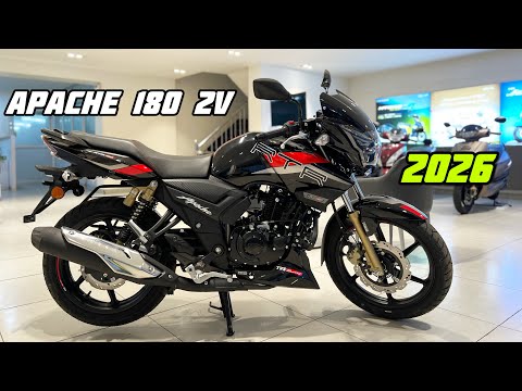 2026 Tvs Apache RTR 180 2v Detailed Review | Apache 180 2v New Model 2026 | Better Than Hornet 2.0 ?