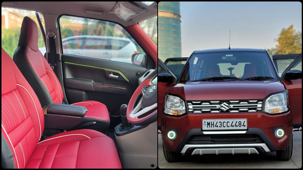 LATEST WAGONR SPORTS 2023 RED MODIFIED WITH CHERRY INTERIOR...!!! - YouTube