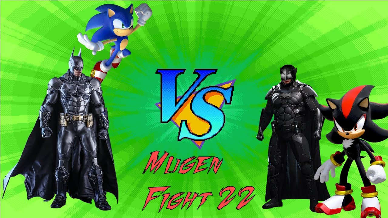 Mugen Battle 22: Sonic and Batman VS Shadow and Owlman ( #DC VS #Sega ...
